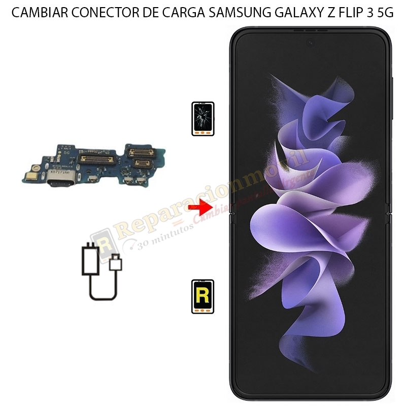 Cambiar Conector De Carga Samsung Galaxy Z Flip 3 5G | ReparacionMo...